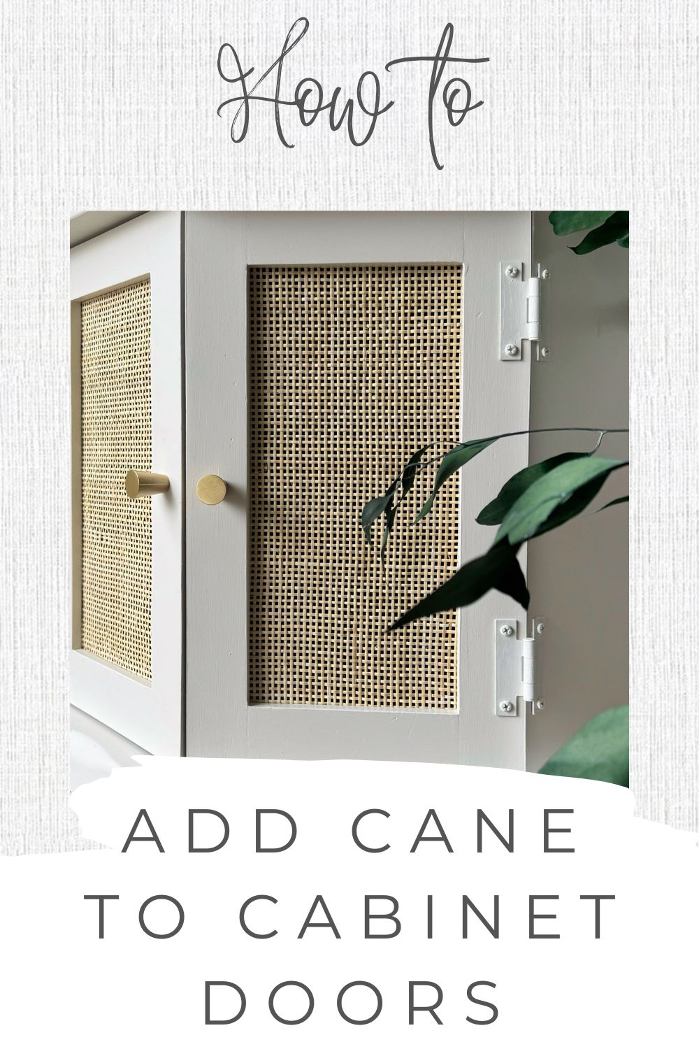 How to Add Cane to Cabinet Doors: A DIY Tutorial - Fresh Take Furnishings
